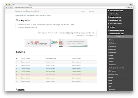 Bootstrapカスタマイズサービスまとめ | hifive開発者ブログ